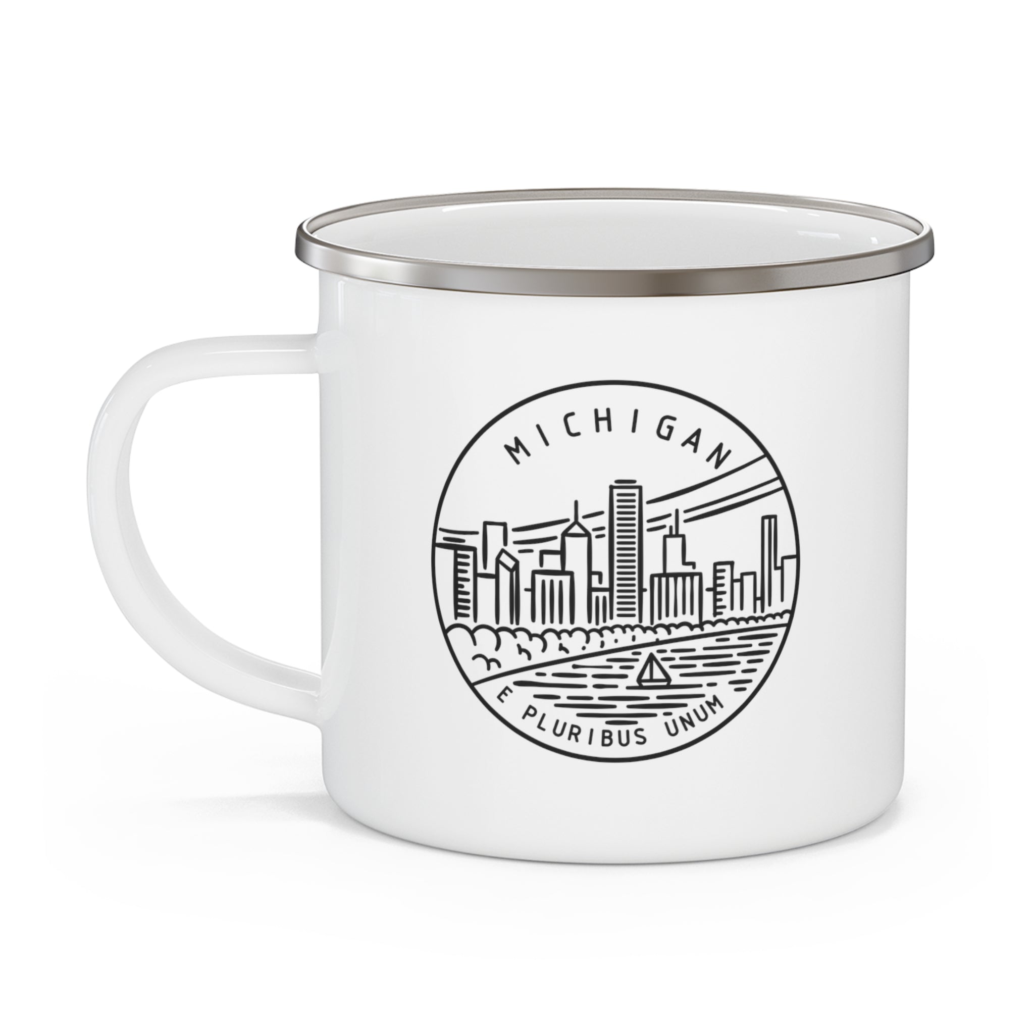 Michigan State Motto Enamel Camping Mug – The Northwest Store
