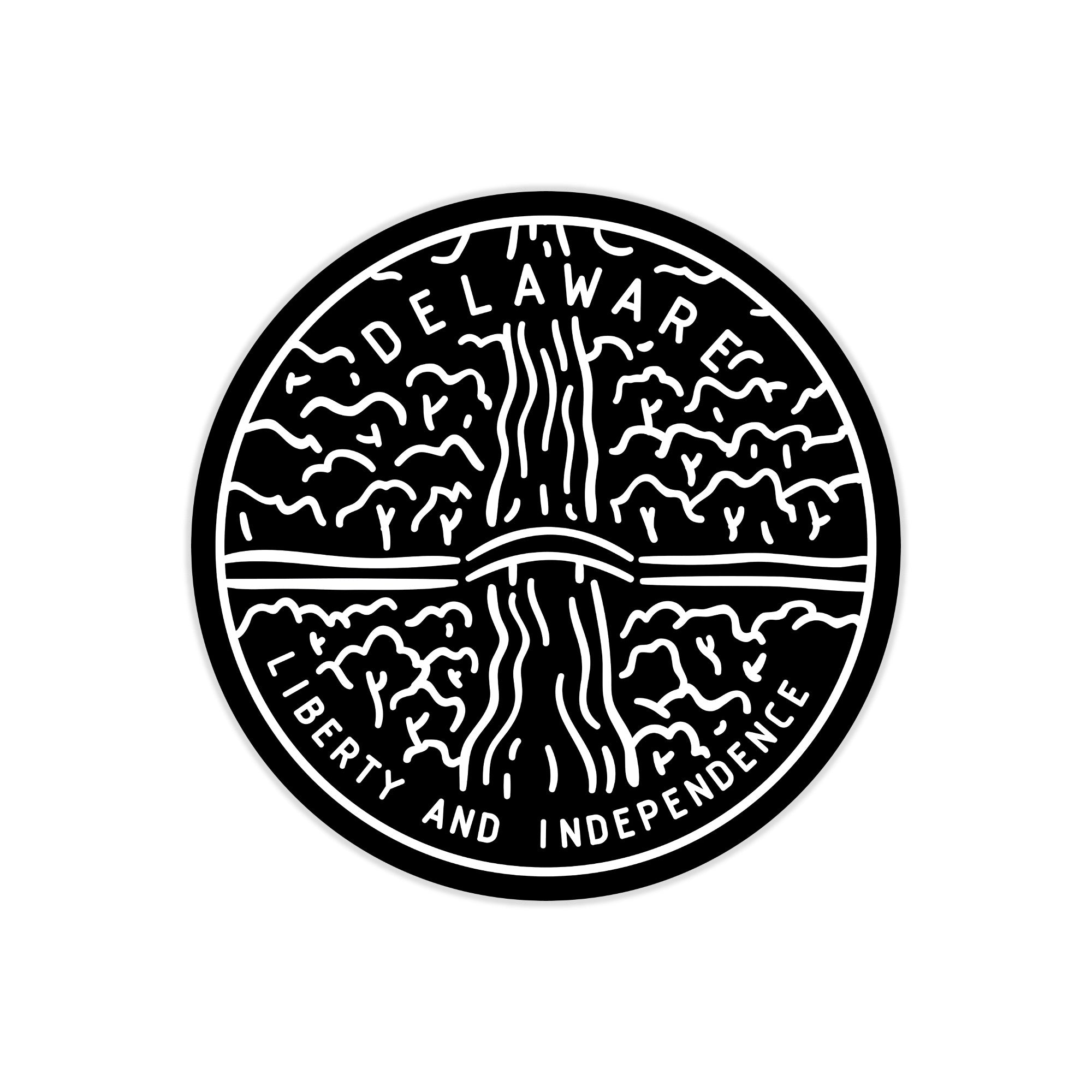 Delaware State Motto Sticker – The Northwest Store