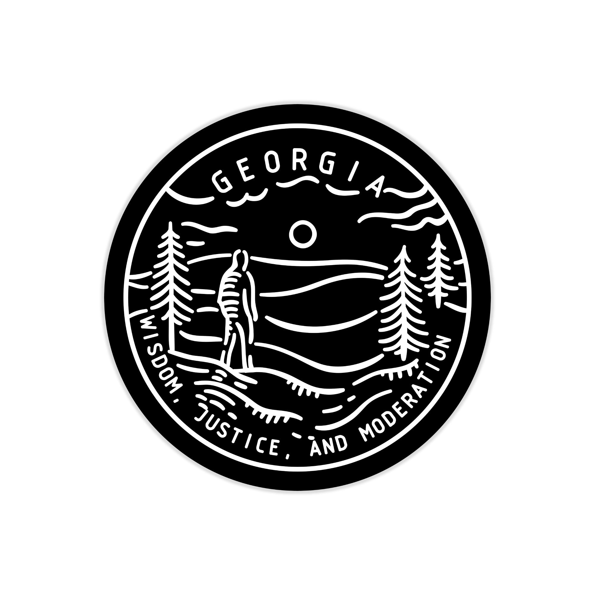 Georgia State Motto Sticker – The Northwest Store