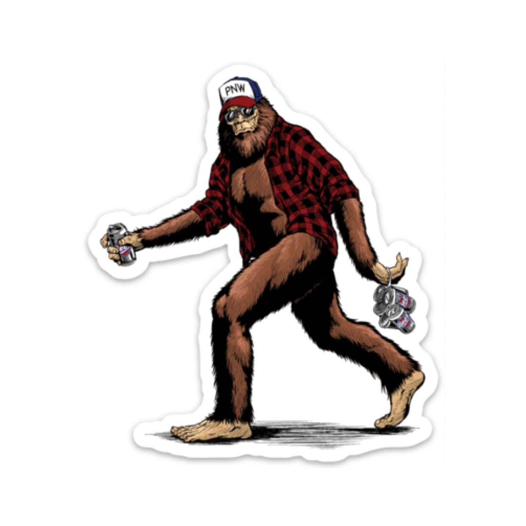 PNW Sasquatch Sticker – The Northwest Store